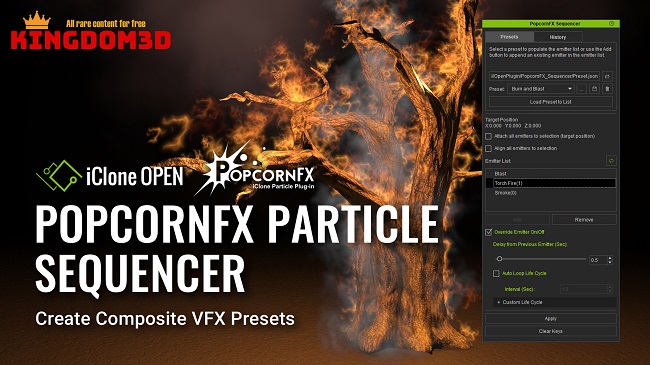 PopcornFX Particle Sequencer » Kingdom3D